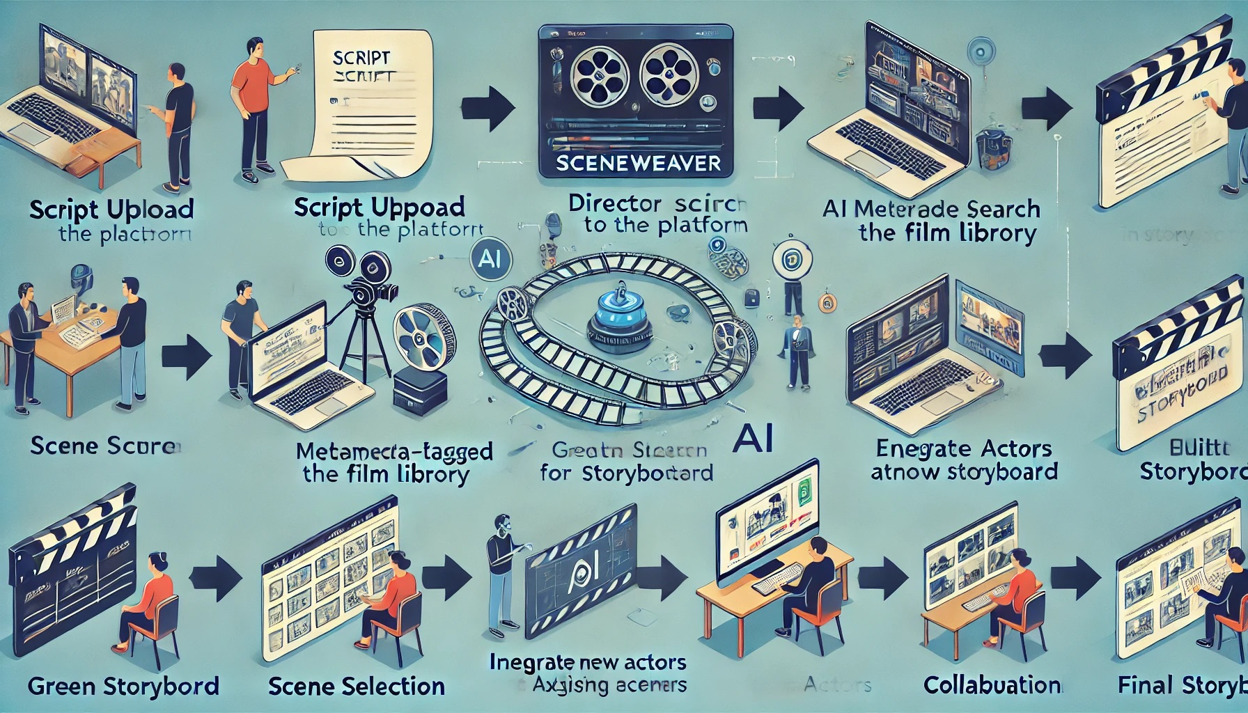 SceneWeaver: Revolutionizing Film Production with AI for Cost ...