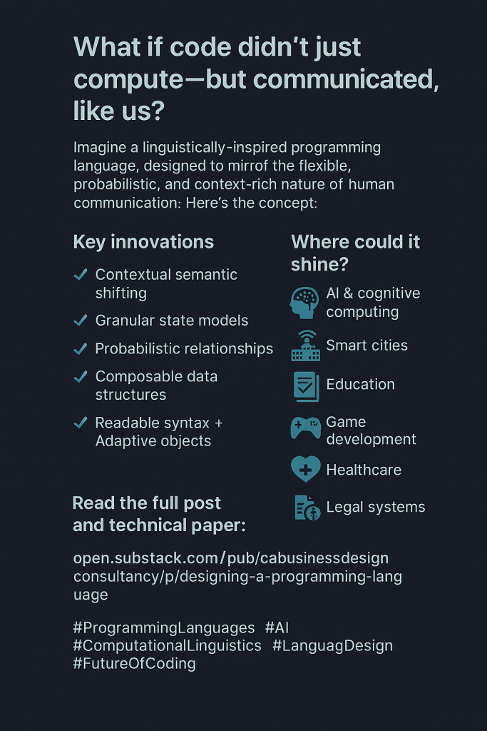 Designing a Programming Language That Thinks Like Humans: Semantic ...